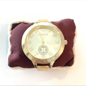 bebe | Accessories | Gold Bebe Watch With Diamonds Nwt | Poshmark